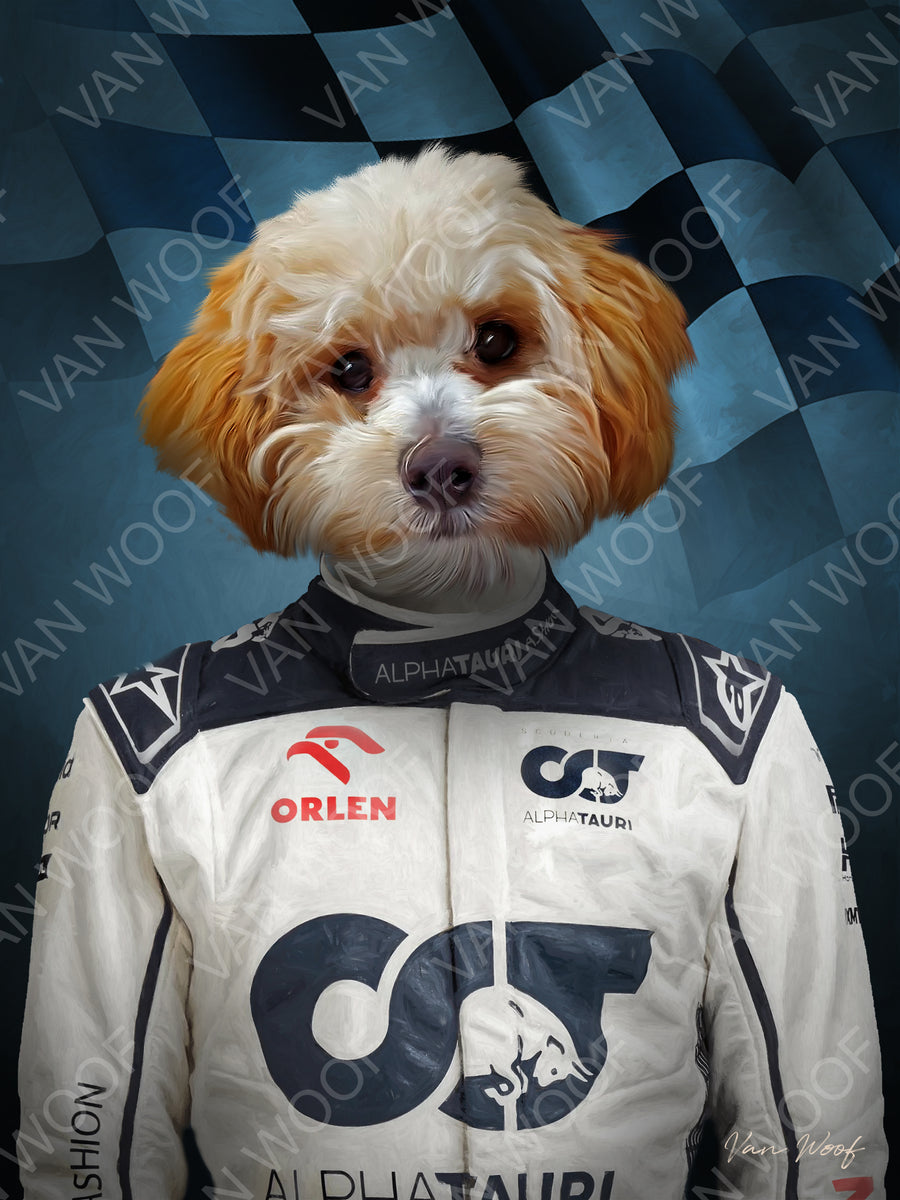 Classic Custom Pet Portrait - Van Woof