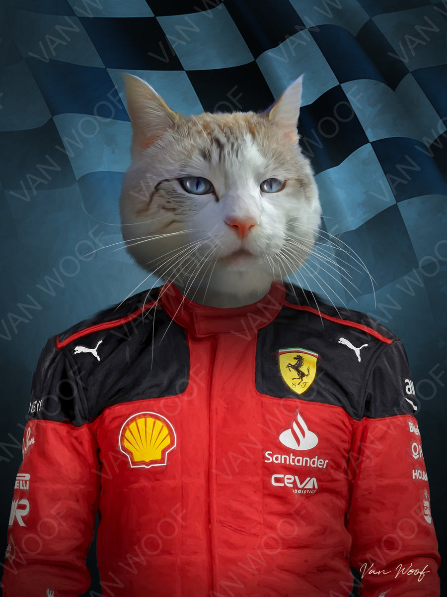 Classic Custom Pet Portrait - Van Woof