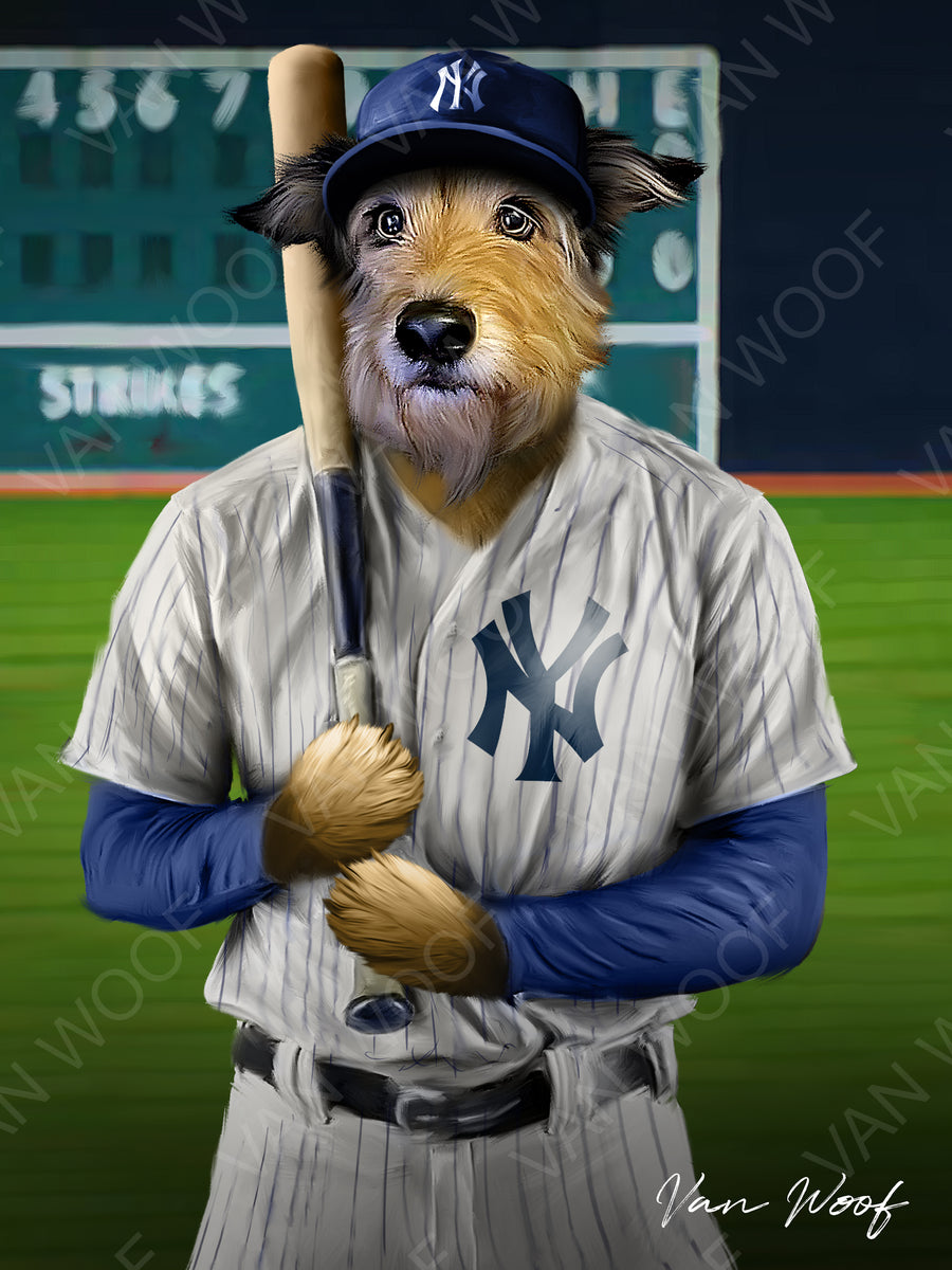 Classic Custom Pet Portrait - Van Woof