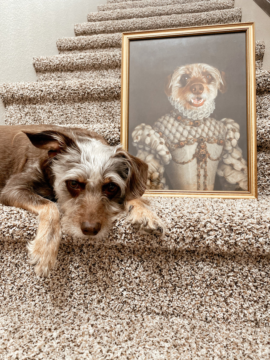 Classic Custom Pet Portrait - Van Woof