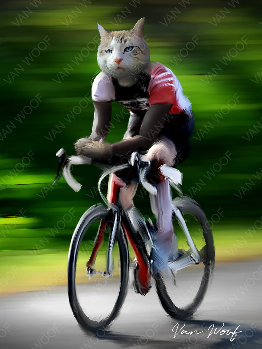 Classic Custom Pet Portrait - Van Woof