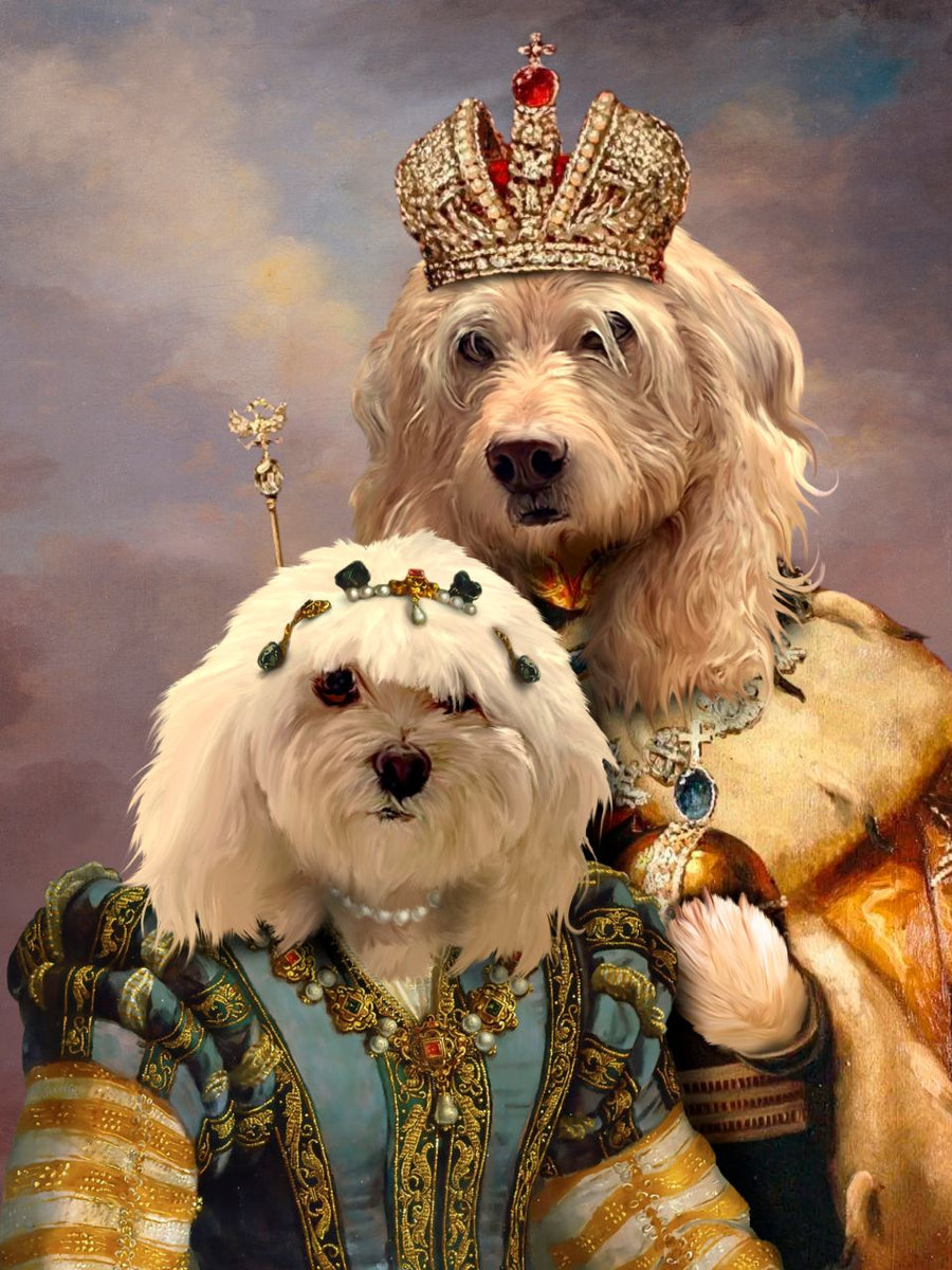Classic Custom Pet Portrait - Van Woof