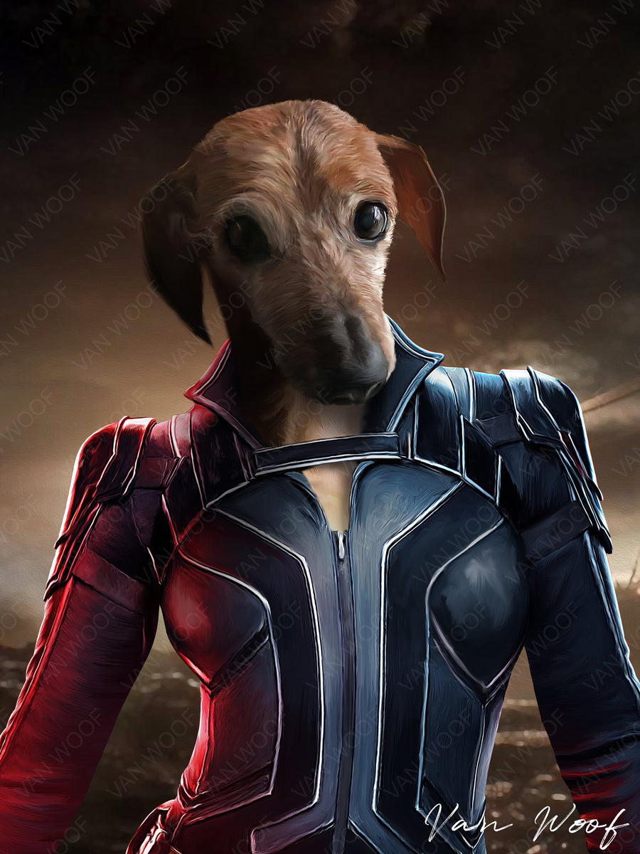 Classic Custom Pet Portrait - Van Woof